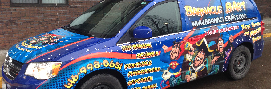 Look out for the Bartmobile! | Barnacle Bart - Theme Parties and Magic ...